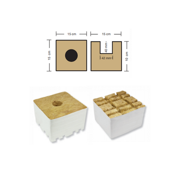 PURE SUBSTRATES Grow Block 6x6x4" – Growhaus USA
